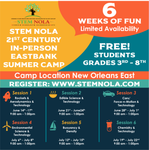 STEM NOLA Summer Camps | STEM NOLA leads the way to identify common ...